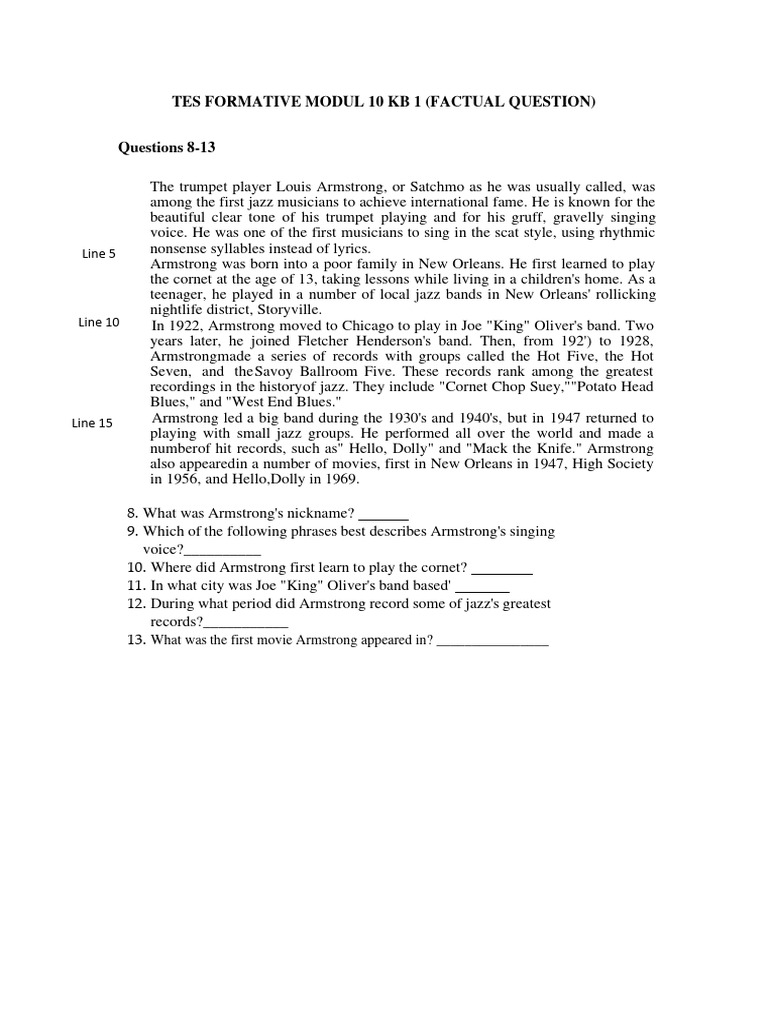 Louis Armstrong and Scat Singing | PDF | Classics