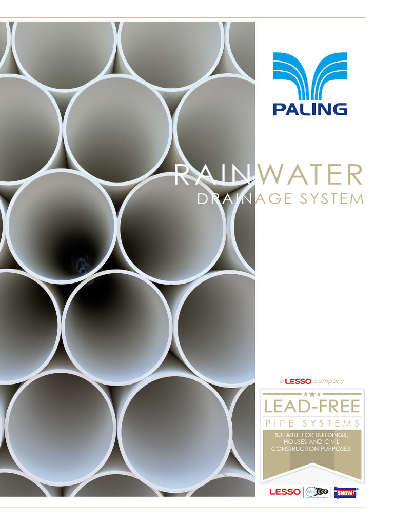 Rainwater Drainage 221017 | PDF | Pipe (Fluid Conveyance) | Polyvinyl Chloride