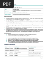 IET Chartership Competence Matrix | PDF