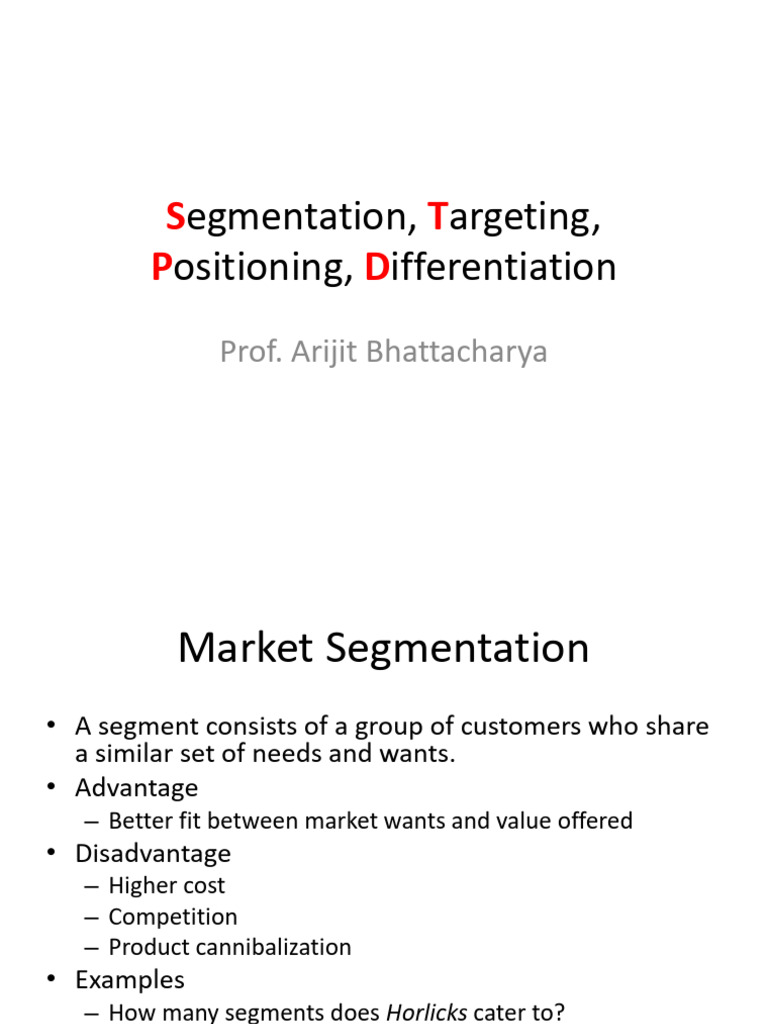 5.Segmentation Targeting | PDF | Market Segmentation | Marketing