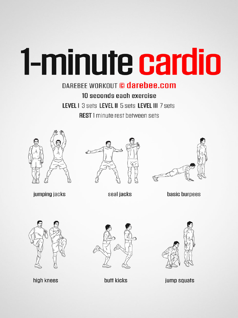 1minute Cardio Workout | PDF