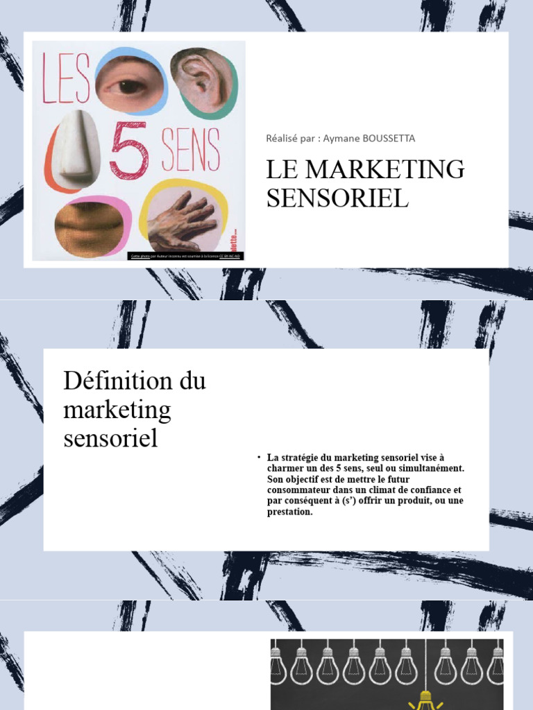 Le Marketing Sensoriel | PDF | Commercialisation | Sens (physiologie)