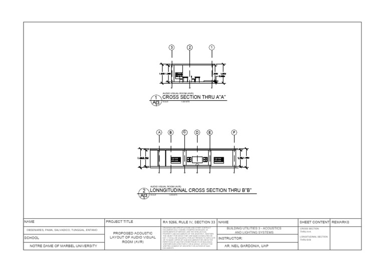NDMU AVR SECTIONS-Model | PDF