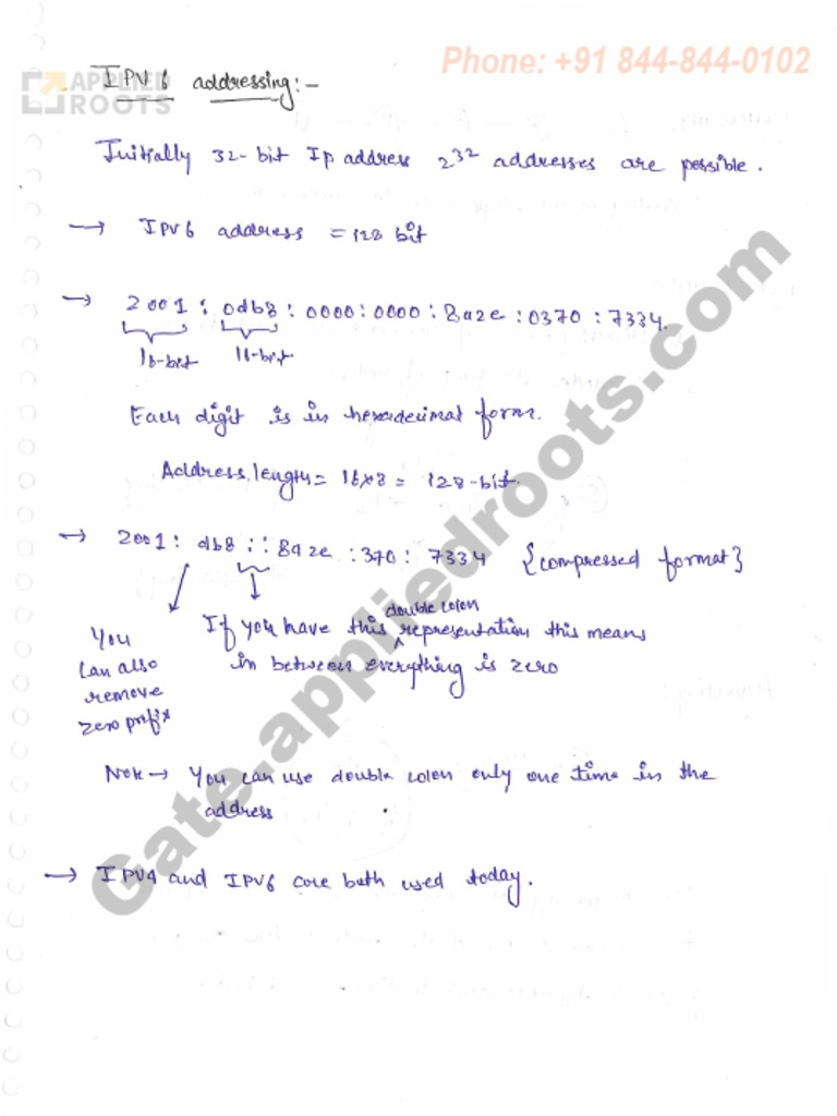 GATE Notes- Computer Networks Part-2 | PDF