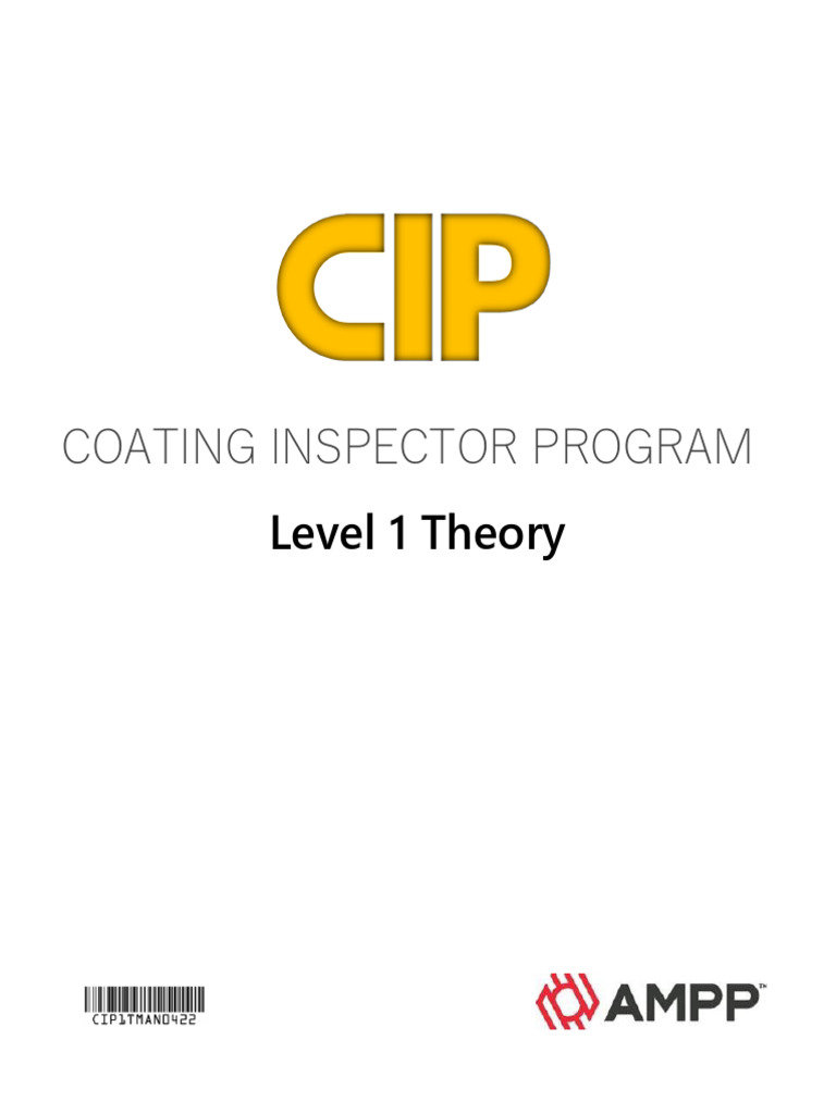 CIP1 - Full Theory Manual - April 2022 | PDF | Corrosion | Anode