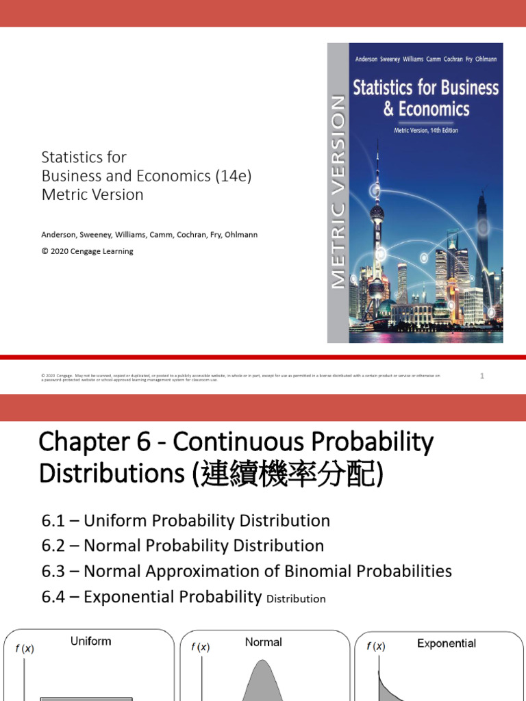 Chapter 6 | Download Free PDF | Normal Distribution | Probability Distribution