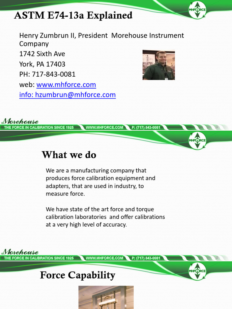 ASTM E74 Explained | PDF | Calibration | Metrology