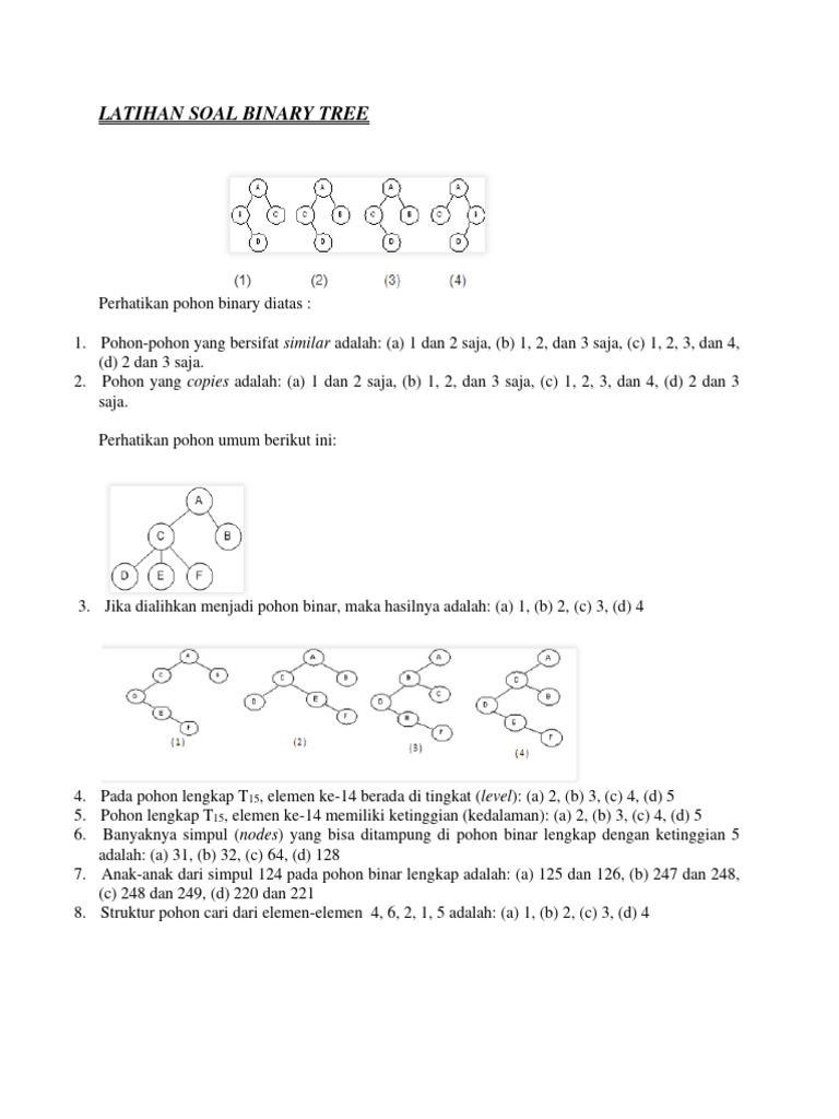 Latihan Binary Tree | PDF