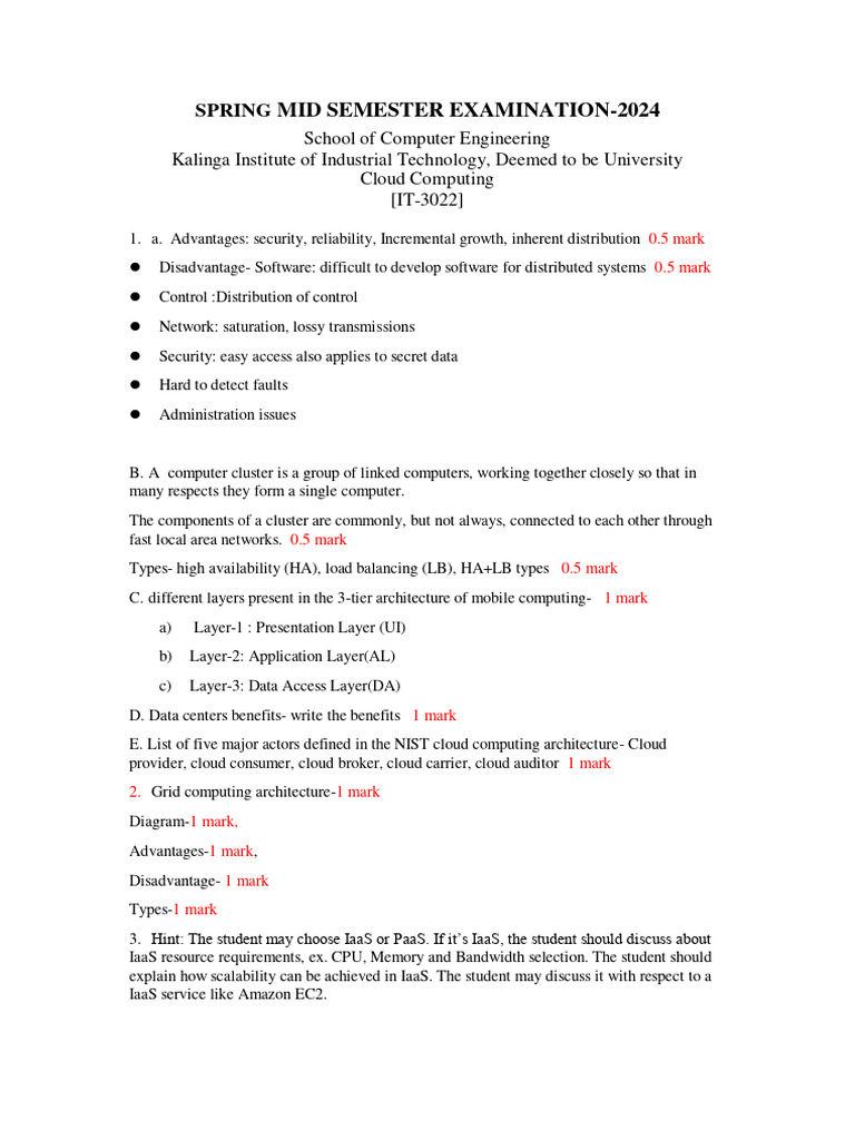 CC Exam Paper | PDF | Business | Computers