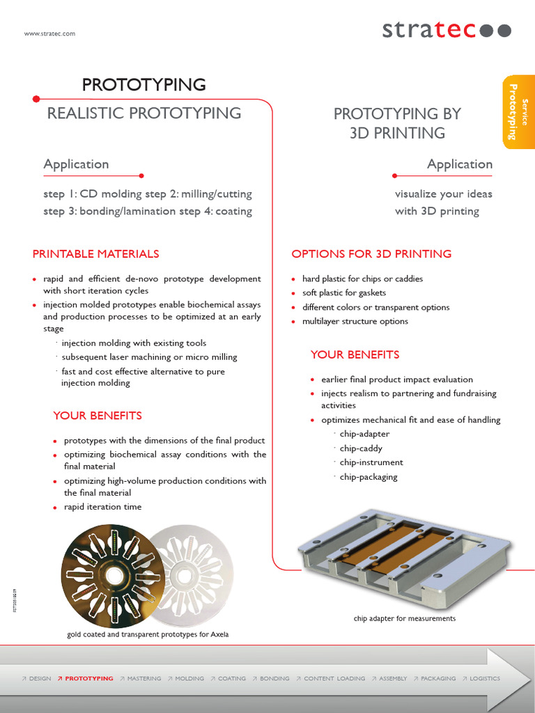 STRATEC Consumables_Prototyping | PDF | 3 D Printing | Prototype