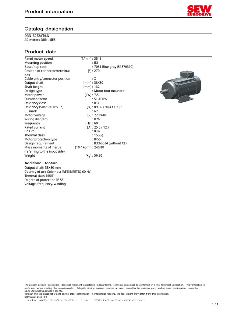 MOTOR SEW EURODRIVE-LAMMERS | PDF | Electronic Engineering ...