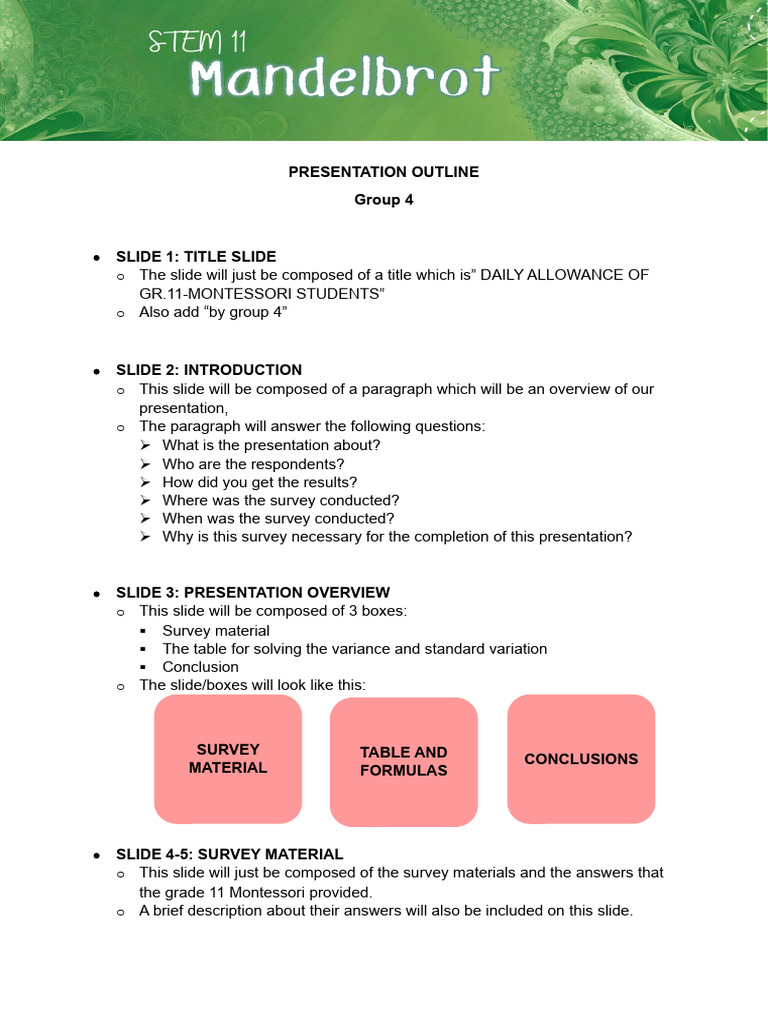 Group 4 Presentation Outline | PDF | Foreign Language Studies