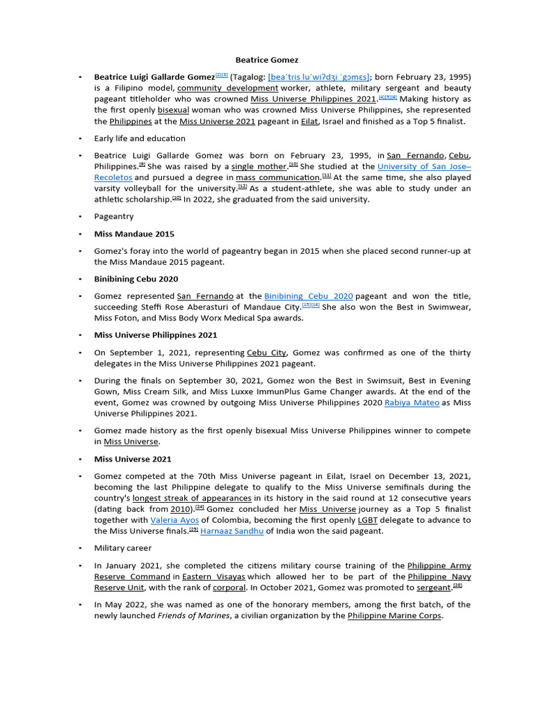 Beatrice Gomez | PDF