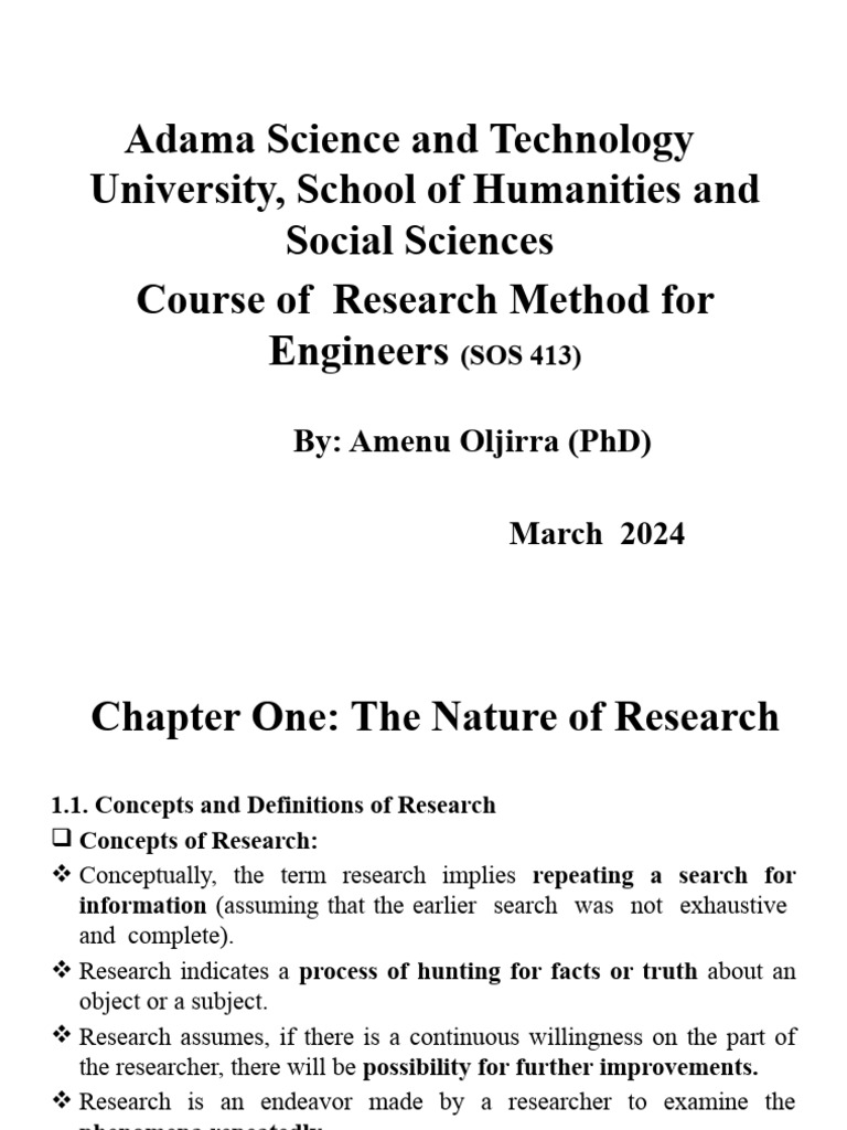 Reseach Chap. 1 | Download Free PDF | Knowledge | Reason