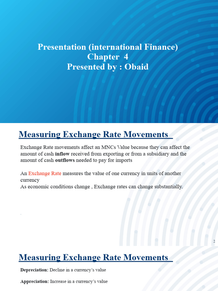 Chapter 4 If | Download Free PDF | Exchange Rate | Currency Appreciation And Depreciation