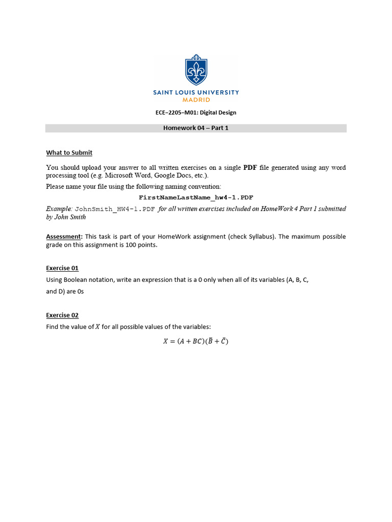 HW04 1 Ece2205 | PDF