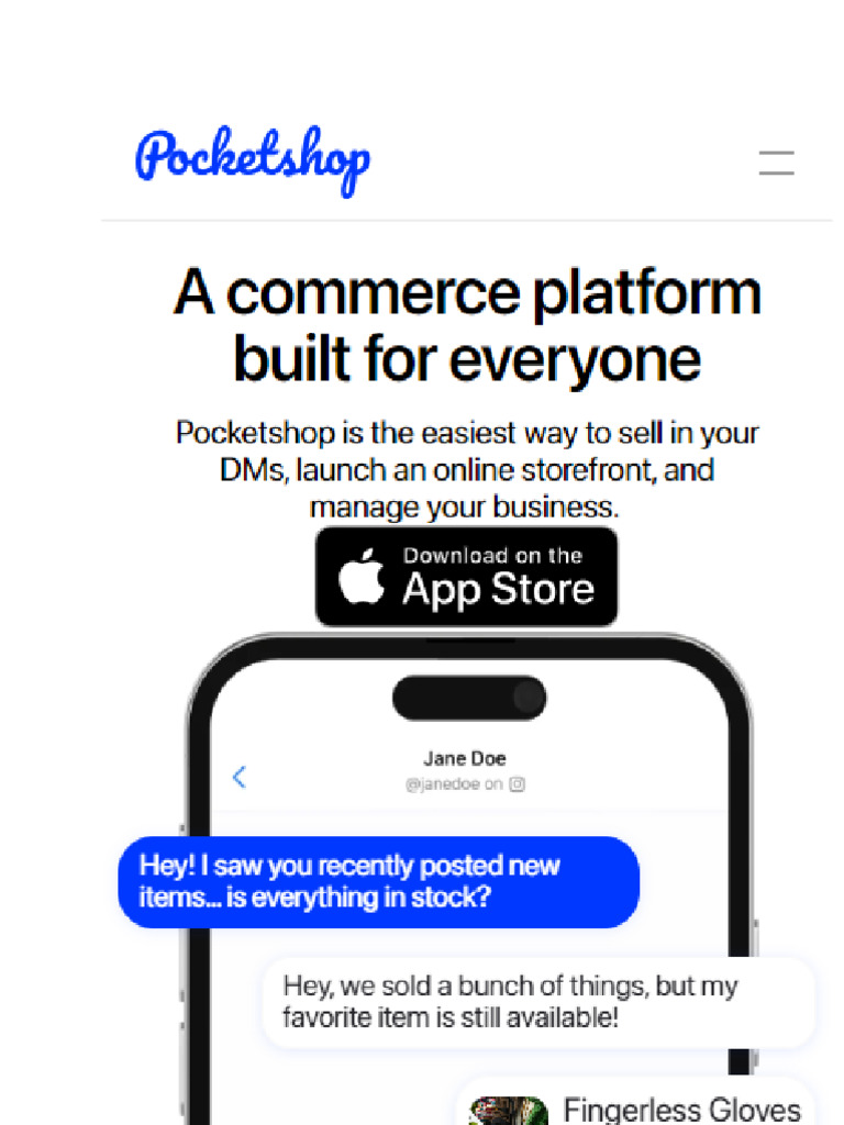 Pocket Shop | PDF