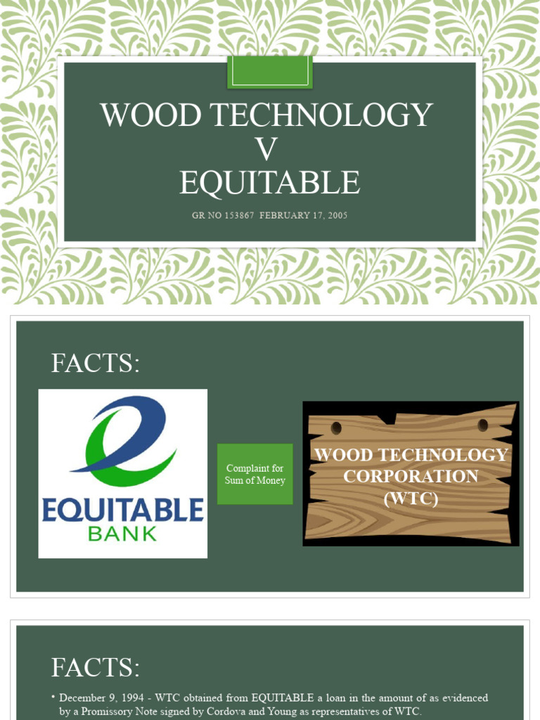 WTC vs Equitable: Loan Judgment Ruling | PDF | Summary Judgment ...