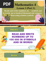 Read and Write Numbers to a Million | PDF