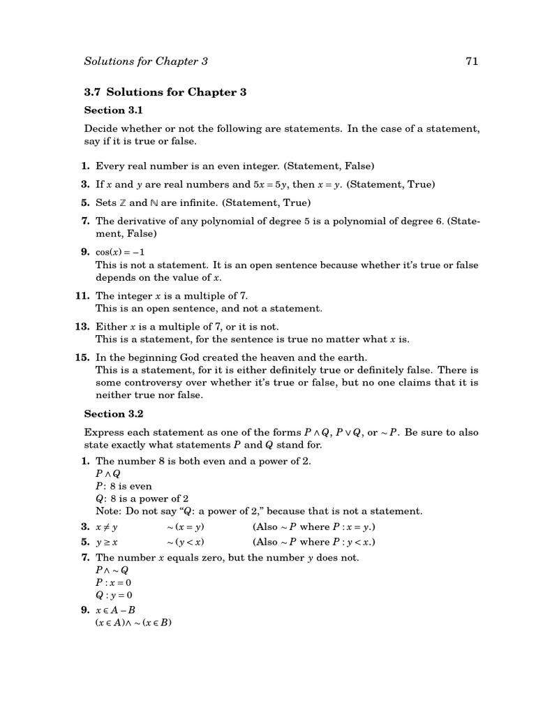 SolutionsLogic (Lec 1 & Lec 2) | PDF | Numbers | Real Number SolutionsLogic (Lec 1 & Lec 2) | PDF | Numbers | Real Number