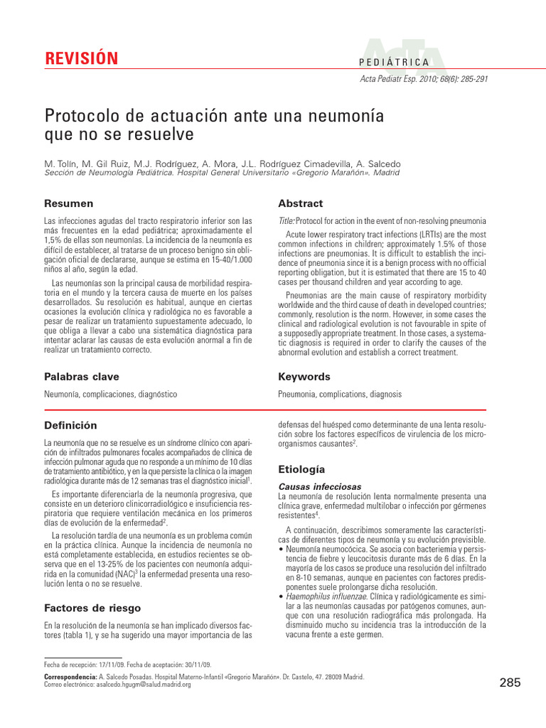 Neumon aNoResol | PDF | Neumonía | Medicina CLINICA