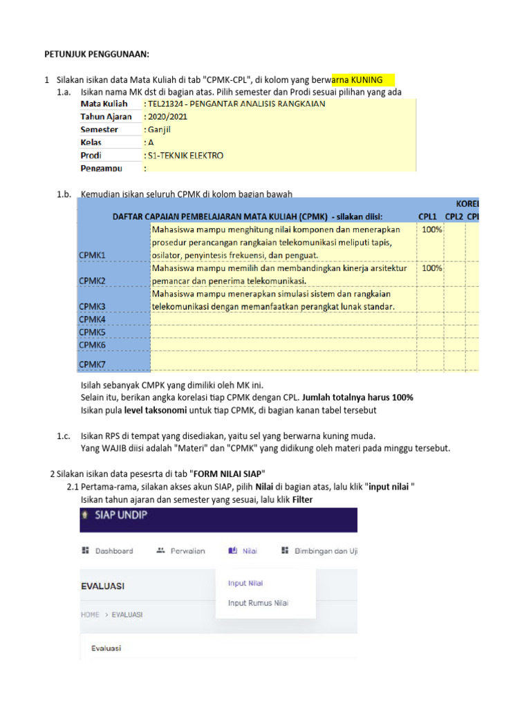 Portofolio CPMK MK Ver6-Template | PDF
