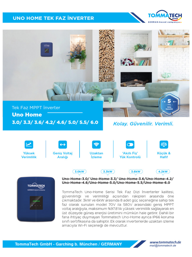 Uno Home Dual MPPT TR | PDF