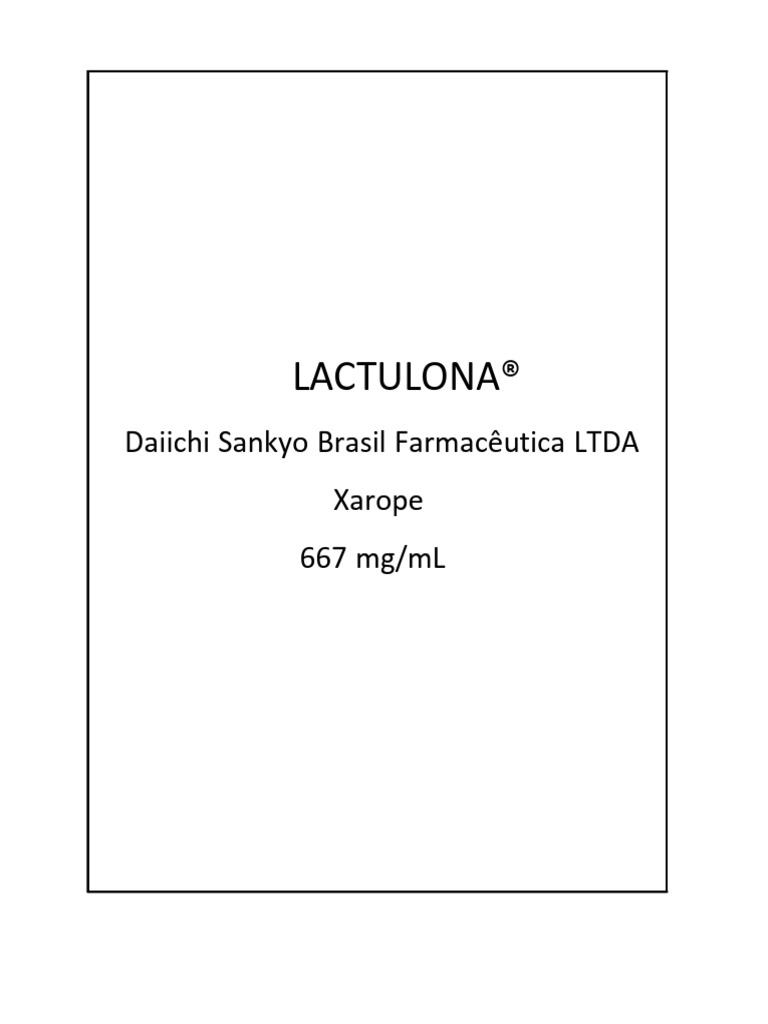 Lactulona Bula Profissional-20210312 | PDF | Gravidez | Diabetes