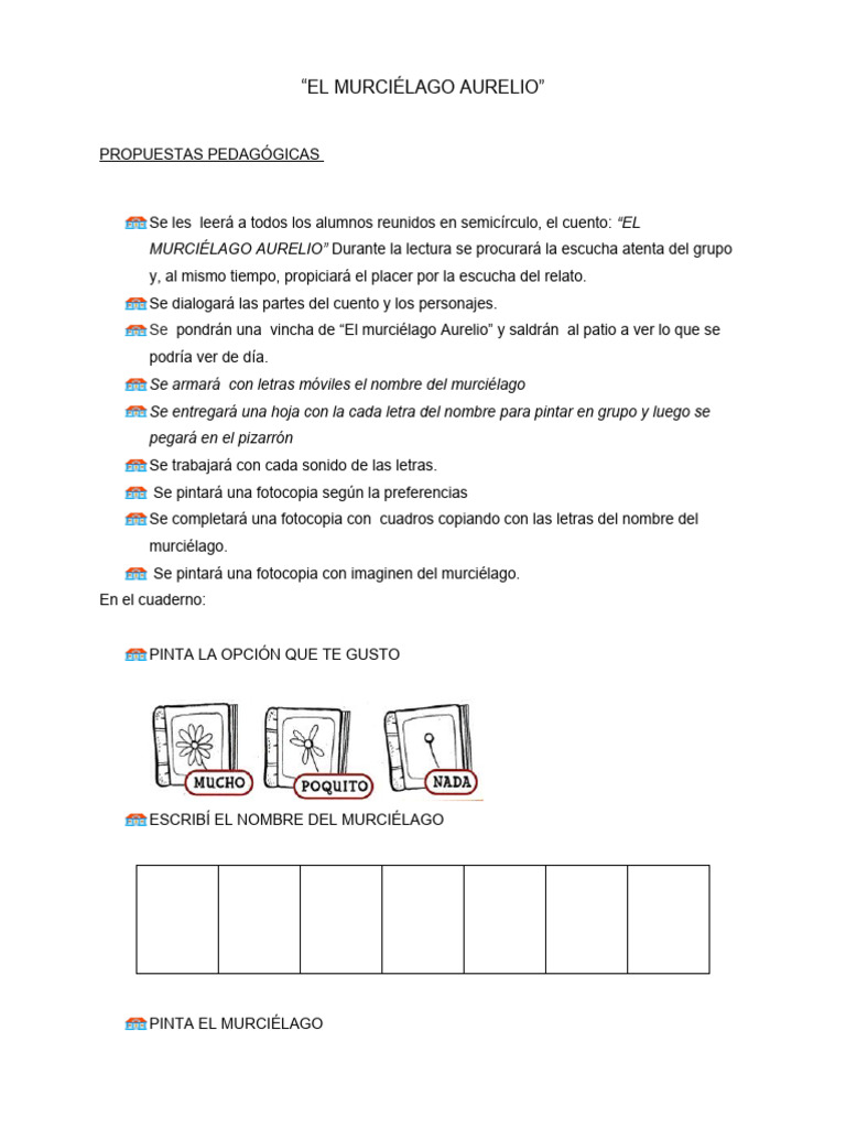 El Murciélago Aurelio Pdf