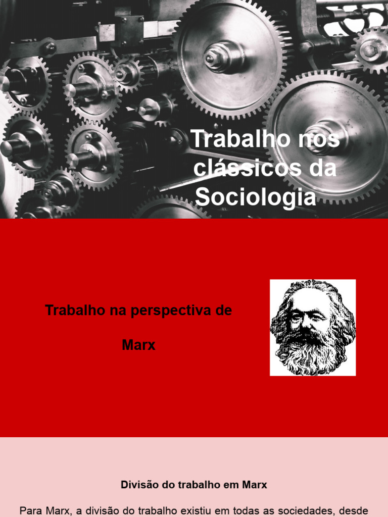 2024 - Ensino Médio - O trabalho em Marx e Durkheim | PDF | Émile ...