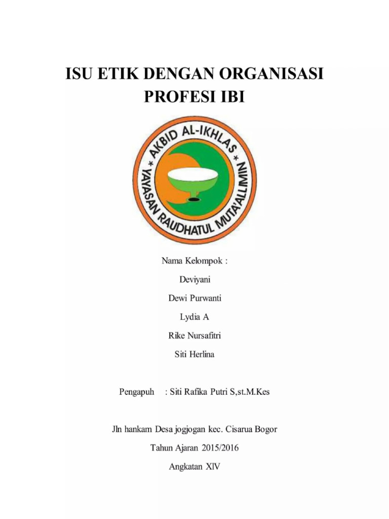 Contoh Kasus Isu Etik | PDF