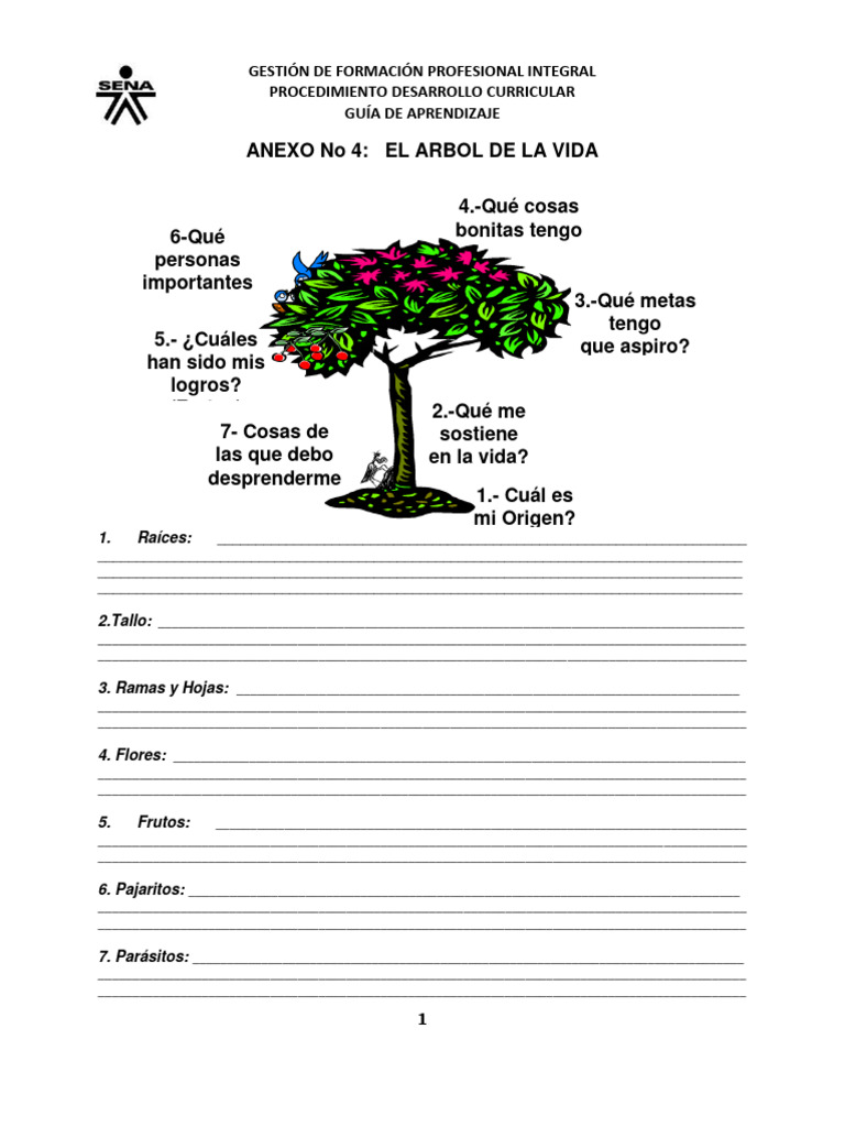 ANEXO No 4-Taller Árbol de La Vida | PDF