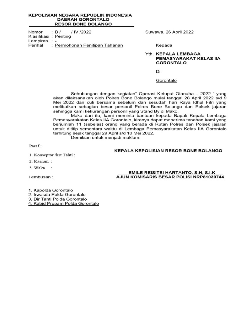 Mohon Titip Tahanan | PDF