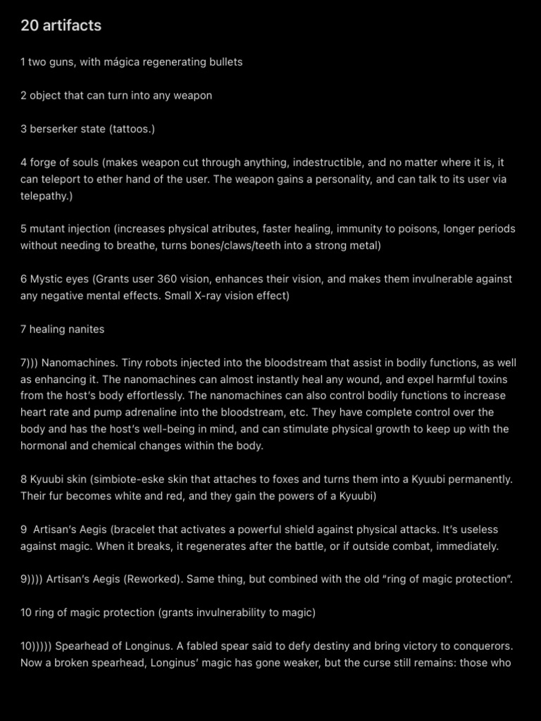 20 Artifacts 4 | PDF