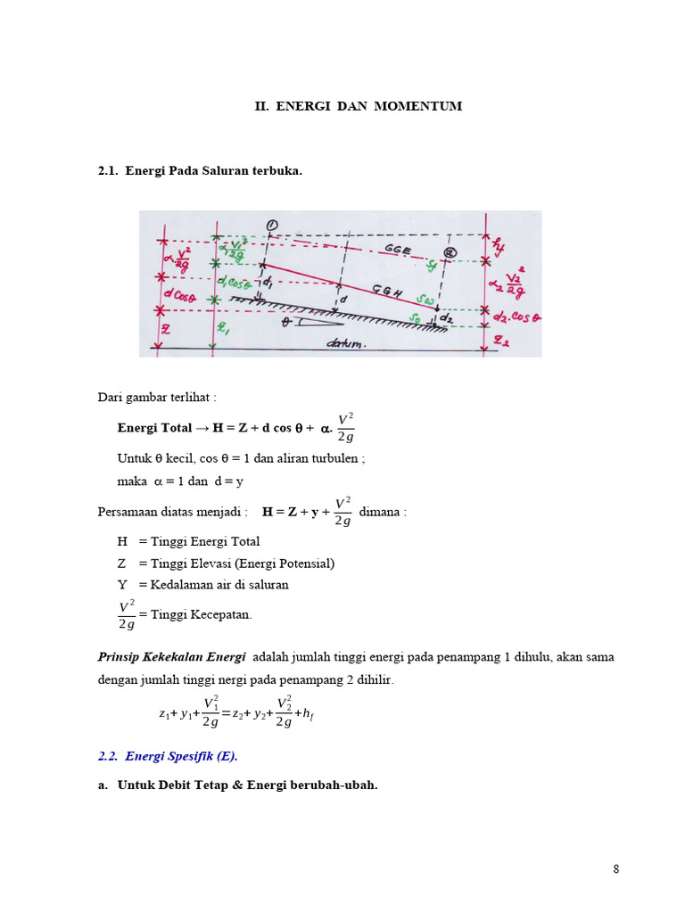Hidrolika Pertemuan Ke 3 (Lutfi Hair Djunur) | PDF