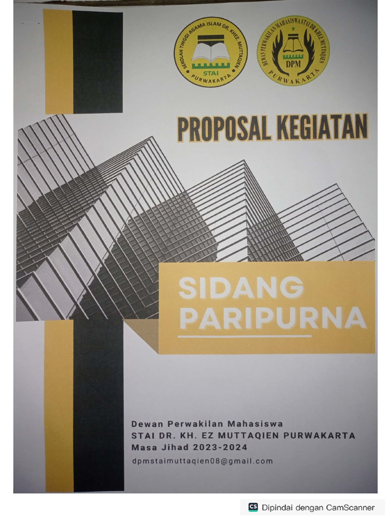 Proposal Sidang Paripurna 2023 | PDF