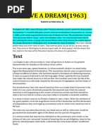 MLK's I Have a Dream Speech Summary | PDF