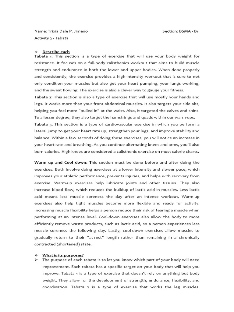 Module 2 Activity 2 Jimeno Trixia Dale P Pdf Skeletal Muscle