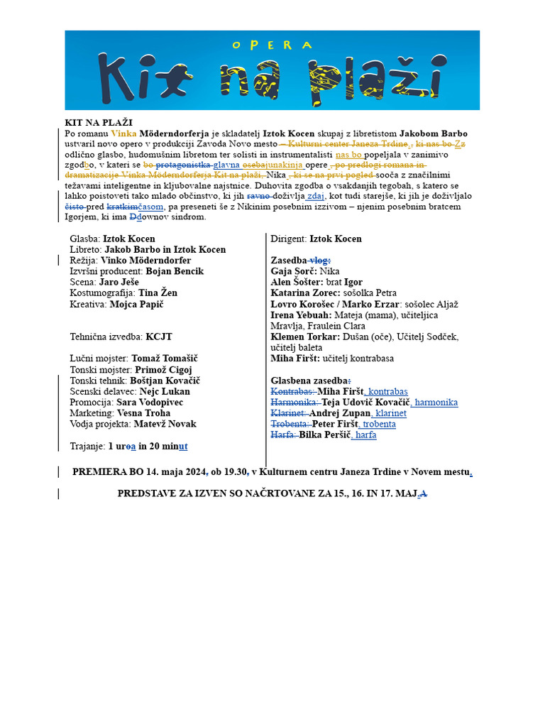 KIT NA PLAŽI Opis MN Brošura - Lekt NŠ | PDF