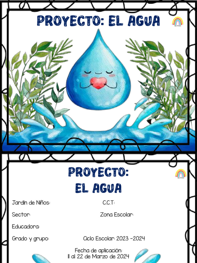 Proyecto El Agua | PDF | Agua | Aprendizaje