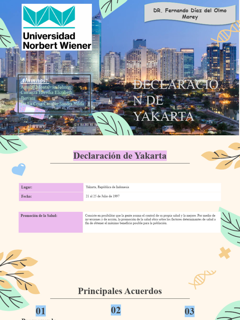 Declaracion de Yakarta | PDF