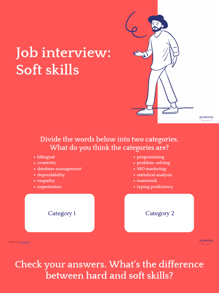 Job Interview Soft Skills | PDF | Skill | Job Interview