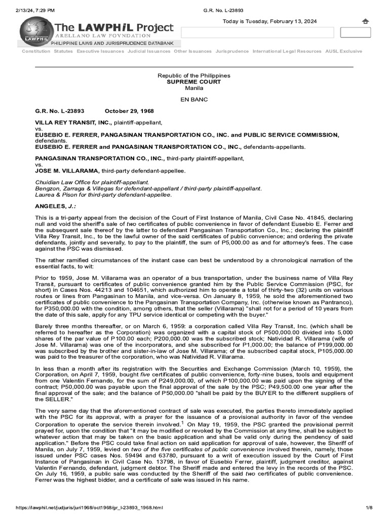 8 Villa Rey Transit, Inc. | PDF