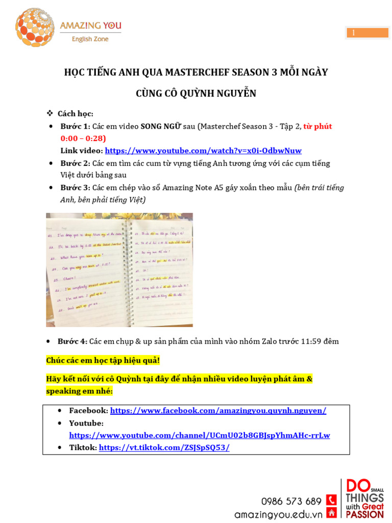 Masterchef Season 3 - Tập 2 (28' Đầu) | PDF