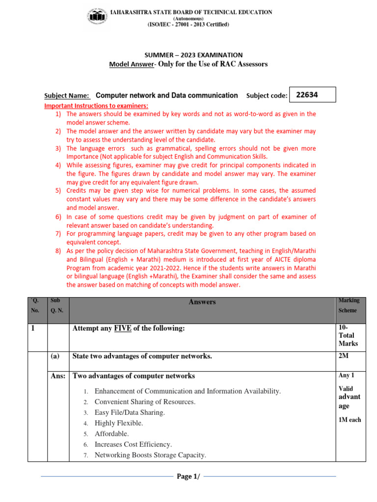S23 Cnd 22634 Pdf Computer Network Osi Model