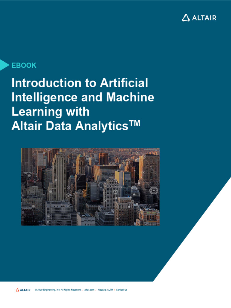 Ebook Learn Artificial Intelligence With Altair Data Analytics | PDF ...
