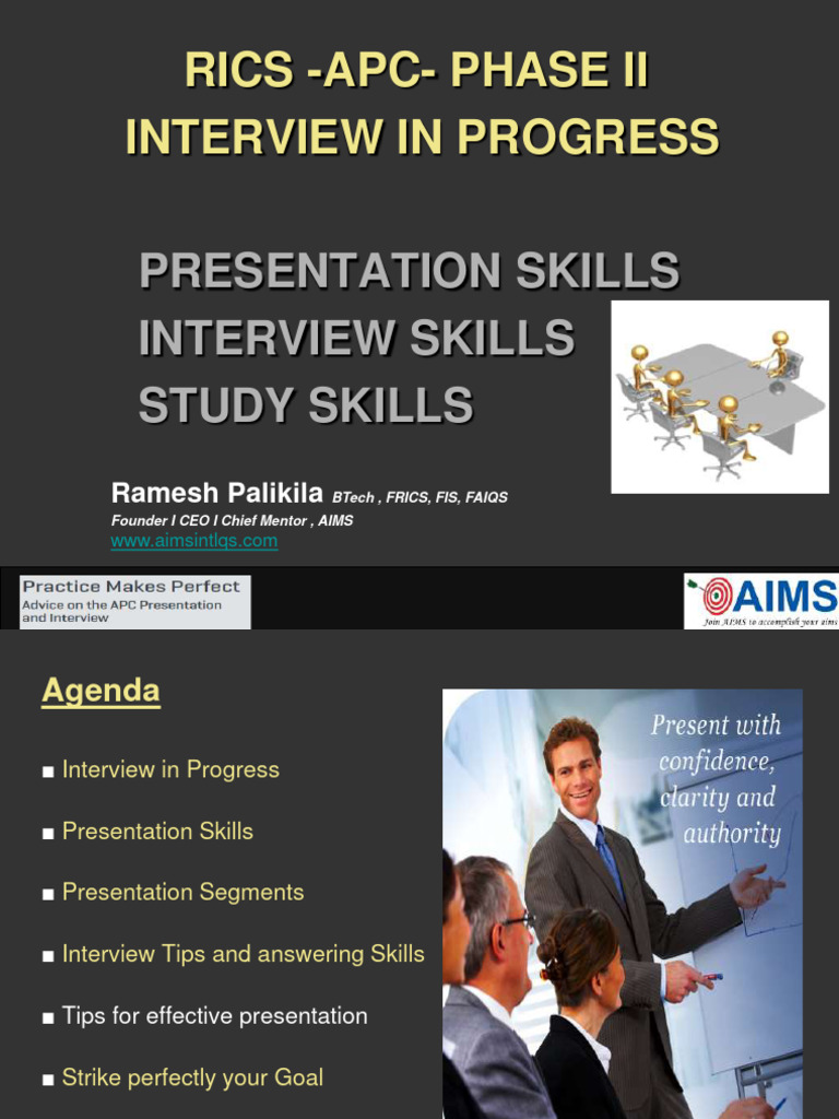 RICS APC Interview Skills Guide | PDF | Knowledge | Cognitive Science