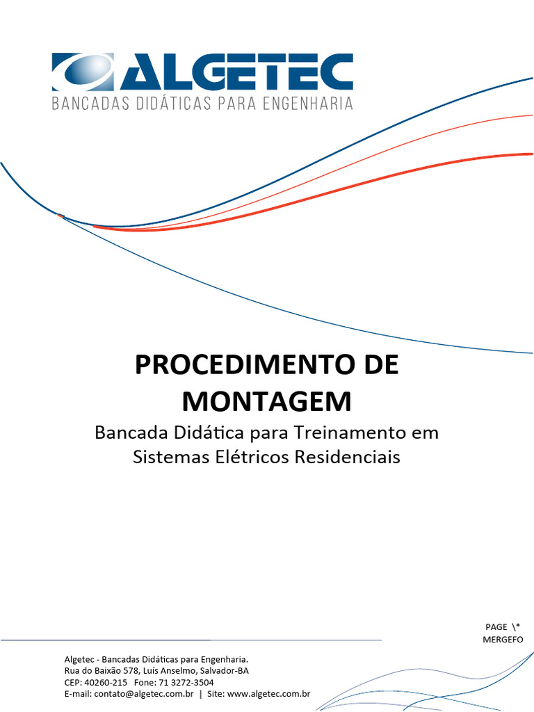 Passo A Passo Da Bancada de Treinamento em Sistemas Elétricos | PDF | Casa e Jardim | Computadores