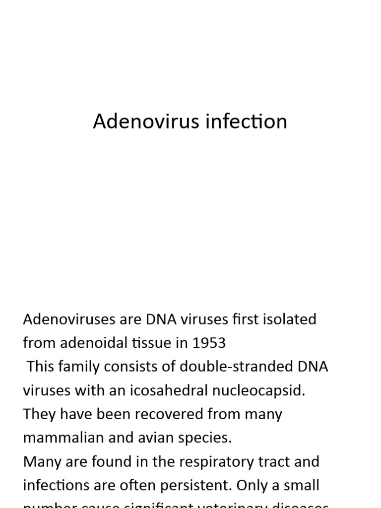 Adeno | PDF | Adenoviridae | Virus
