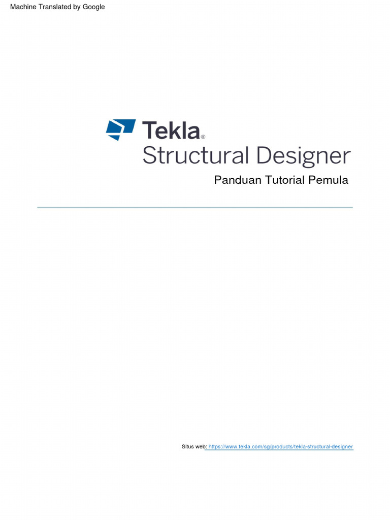 Toaz - Info Tekla Structural Designer Beginner Tutorial Manual PR | PDF | Komputer
